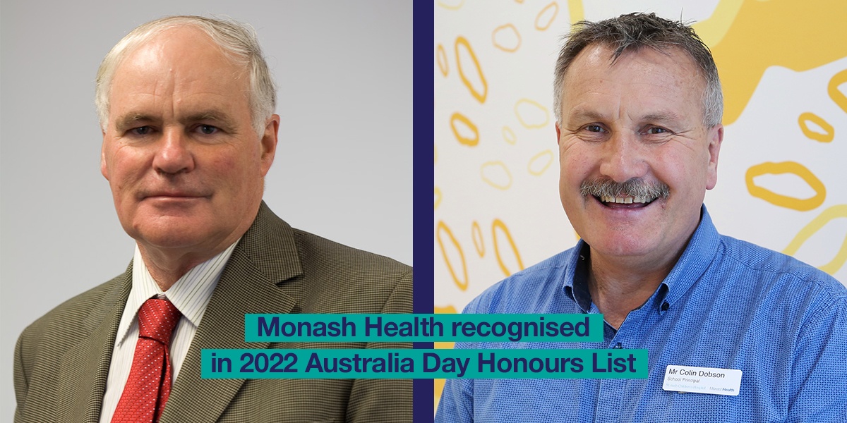 Monash Health recognised in 2022 Australia Day Honours List - Monash Health
